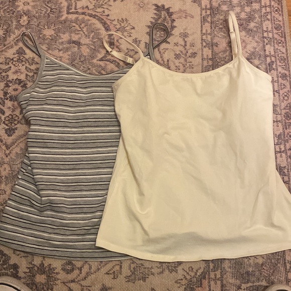 J. Jill | Tops | J Jill And Cuddl Duds Shelf Bra Camis Size M | Poshmark